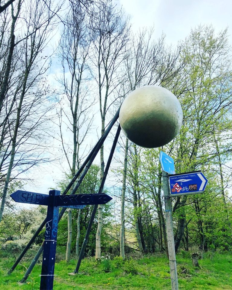 A bike ride in my home county: the York Solar System Route