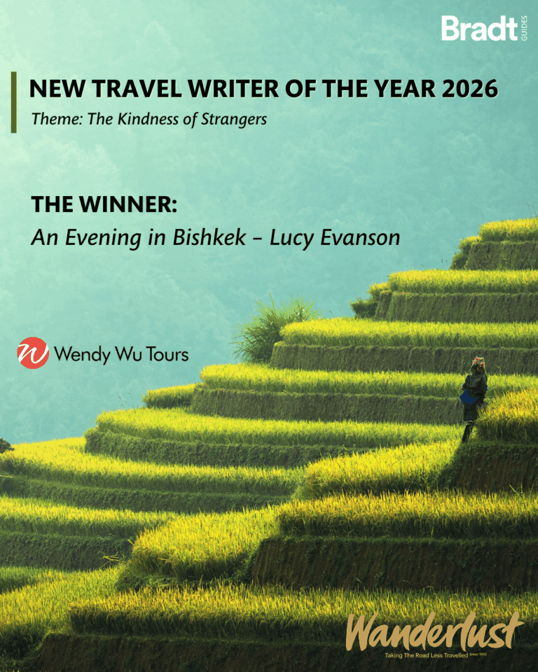 New Travel Writer of the Year 2026