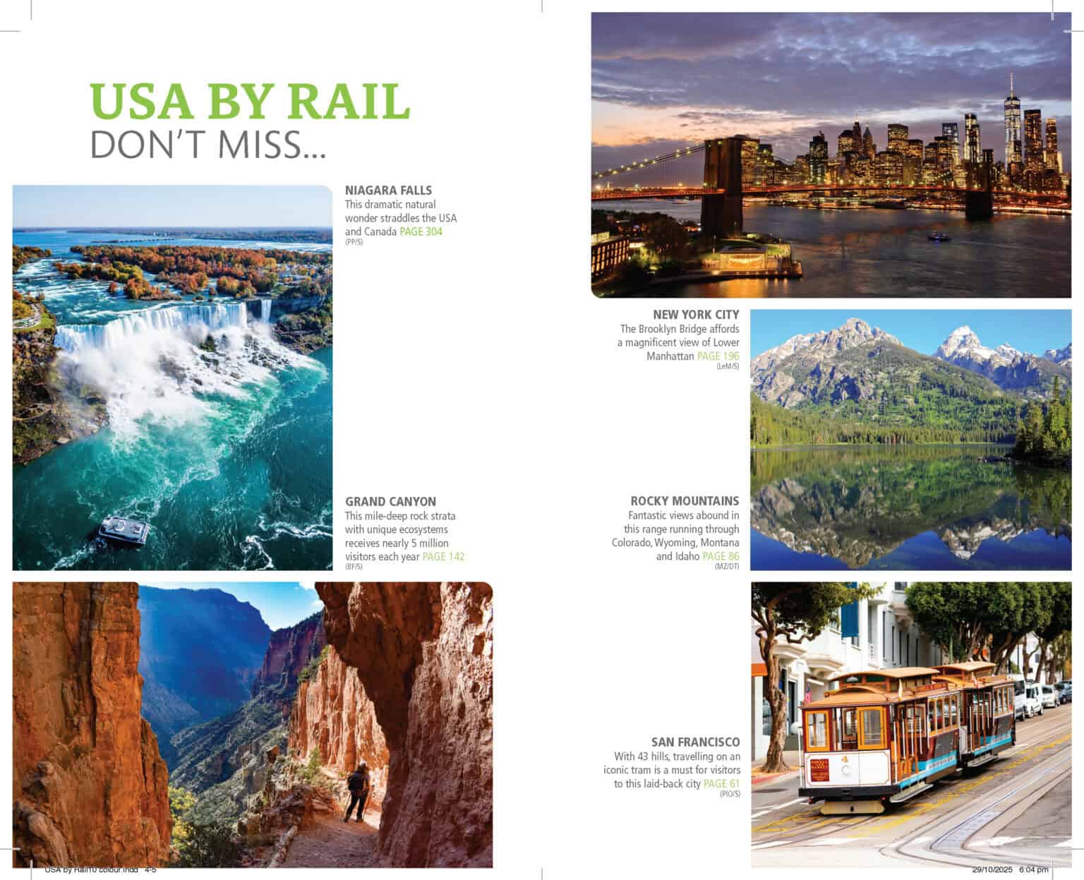The Best USA by Rail Guidebook from Leading Publisher Bradt
